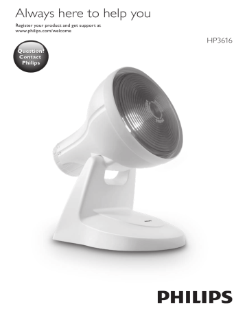 Philips HP3616/01 InfraPhil Infrared Lamp User Manual | Manualzz