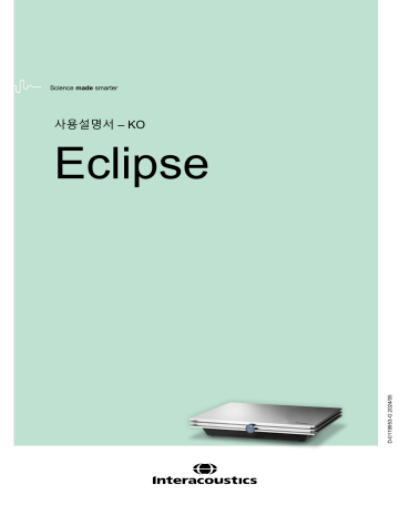 Interacoustics Eclipse 사용 설명서 | Manualzz