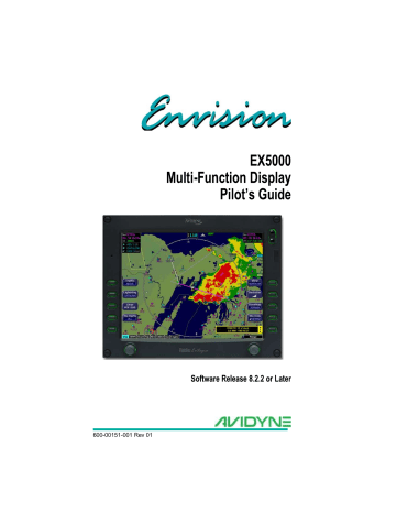 Avidyne EX5000/EXP5000 Multi-Function Display Manual | Manualzz