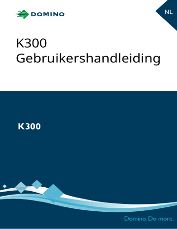Domino K300 Gebruikershandleiding | Manualzz