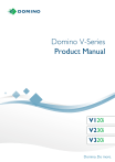 Domino V-Series (V120i, V230i, V320i) Manual - Download & Read Online | Manualzz