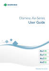Domino Ax-Series (Ax130i, Ax150i, Ax350i, Ax550i) User Guide | Manualzz