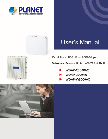 PLANET WDAP-W3000AX User's manual | Manualzz