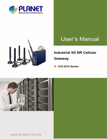 PLANET ICG-2515-NR 5G NR Cellular Gateway User Manual | Manualzz