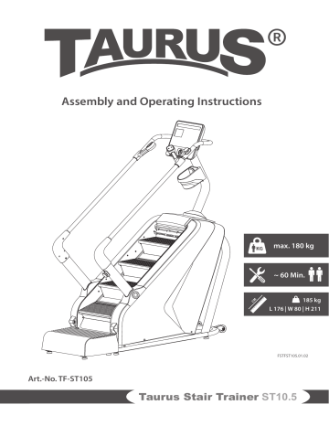 Taurus Stair Trainer ST10.5 Owner's Manual | Manualzz