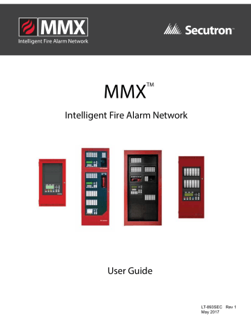 Secutron Secutron MMX User Guide - Fire Alarm System Manual | Manualzz