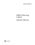 Steris Amsco Drying Cabinets Manual: Instructions for Use | Manualzz