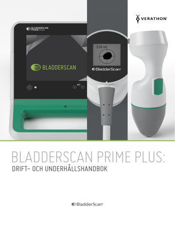 Verathon BLADDERSCAN PRIME PLUS Användarmanual | Manualzz