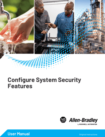 Allen-Bradley Configure System Security Features Manual | Manualzz