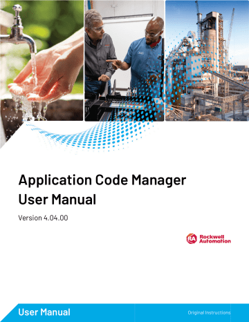FactoryTalk Application Code Manager User Manual | Manualzz