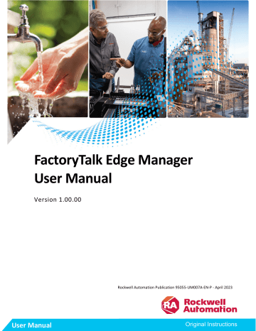 FactoryTalk Edge Manager User Manual - Rockwell Automation | Manualzz