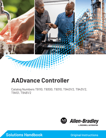 AADvance Controller Solutions Reference Manual - ICS Triplex | Manualzz