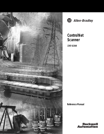 Allen-Bradley ControlNet Scanner Module Reference Manual | Manualzz