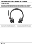 Poly Voyager 4320 Headset + BT700 Dongle Manual | Manualzz