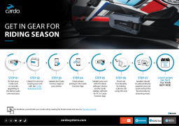 Cardo Systems FREECOM 4x - User manual, Quick Setup guide, quick guide