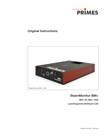 Primes BeamMonitor BM+ Operating Manual - Download PDF | Manualzz