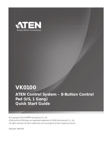 ATEN VK0100 Manuel - Guide de démarrage rapide | Manualzz