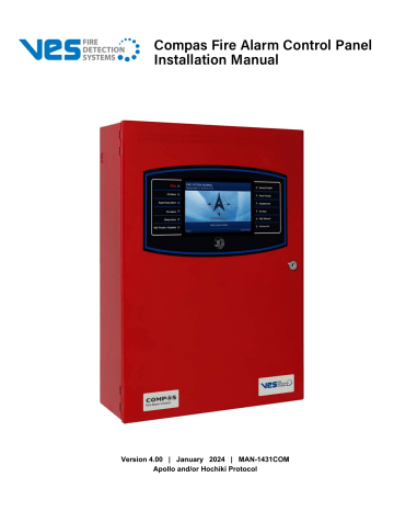 VES Compas Fire Alarm Control Panel Installation Manual | Manualzz