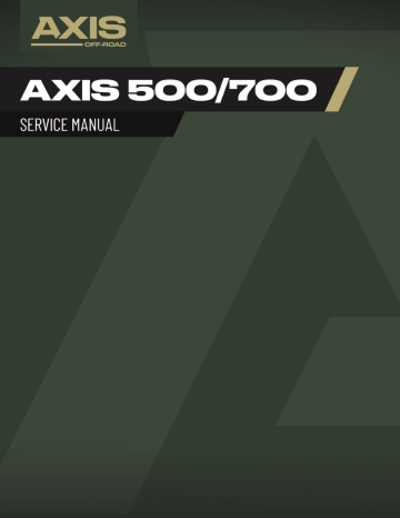 Hisun Axis 500 Owner's Manual: Maintenance & Repair Guide | Manualzz