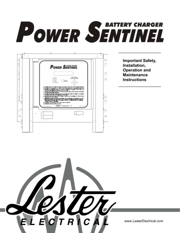 Lester Power Sentinel Owner's Manual | Manualzz