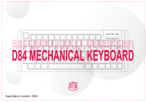 DUSTSILVER D84 Keyboard User Manual: AI Chat & PDF | Manualzz