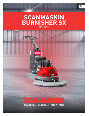 Scanmaskin Burnisher SX Owner's Manual | Manualzz