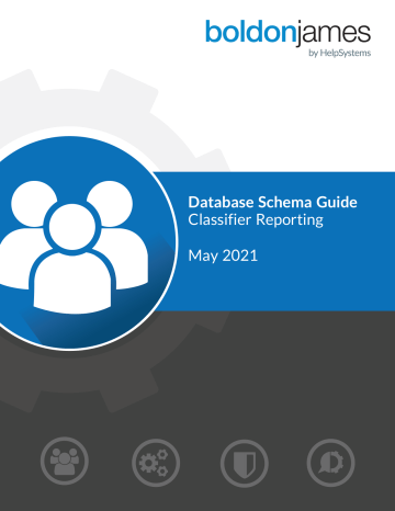 Forcepoint Classifier Reporting Database Schema Guide | Manualzz