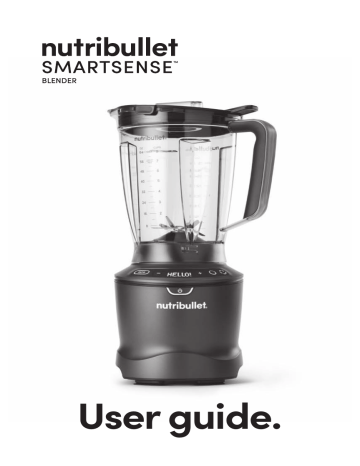 NutriBullet SmartSense Blender User Guide | Manualzz