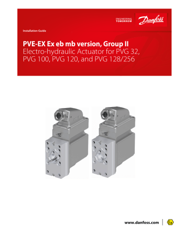 Danfoss PVE-EX Actuator Installation Guide | Manualzz