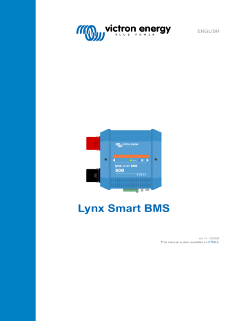 Victron PVBP1010 Lynx Smart BMS Manual | Manualzz