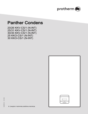Protherm Panther Condens 25 KKO-CS 1 Installation manual | Manualzz