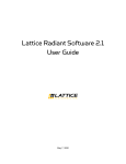 Lattice Radiant Software User Guide | Manualzz