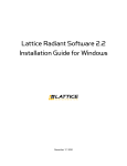 Lattice Radiant Software 2024.1 Installation Guide | Manualzz