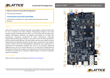 CrossLink-NX PCIe Bridge Board user guide | Manualzz