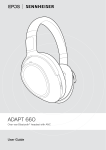 EPOS ADAPT 660 Over Ear Bluetooth Headset User Guide | Manualzz