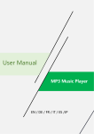 MP3 Player user manual | Manualzz
