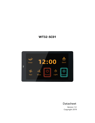 WT32-SC01 Datasheet | Manualzz