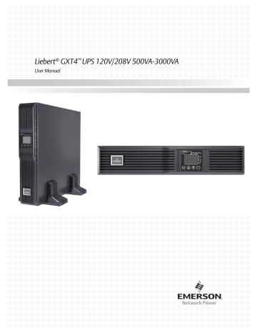 Liebert GXT4-2000RT120 GXT4 UPS 2000VA/1800W 120V User Guide | Manualzz