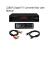 ZJBOX Digital TV Converter Box User Manual | AI Chat & PDF Download ...