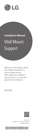 LG WB22EGB Wall Mount Installation Manual | Manualzz