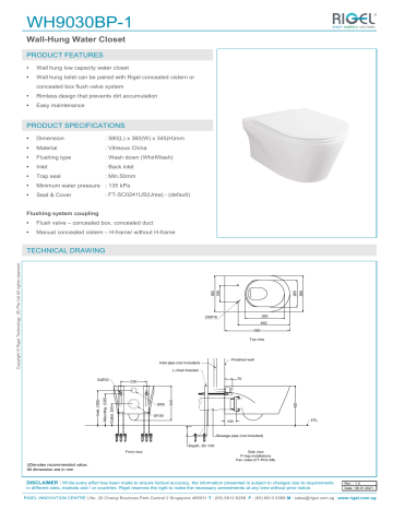 Rigel AGV1008L Angle Valve Installation Manual | Manualzz
