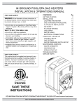 Hayward Pool/Spa Gas Heaters HDF400, HDF275 Installation Manual | Manualzz