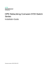 HPE 5720 Switch Series Installation Guide | Manualzz