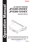 JFX200-2513 EX, JFX200-1213 EX Operation Manual | Manualzz