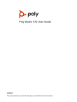 Poly Studio X72 User Guide: AI Chat & PDF Access | Manualzz