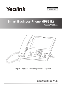 Yealink MP56 E2 - User Guide, User manual