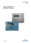 Flexim FLUXUS F731 Ultrasonic Flowmeter Instruction | Manualzz