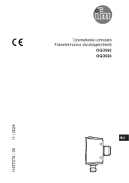 IFM OGD580 - Operating instructions