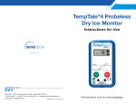 Sensitech TempTale Ultra Instructions For Use | Manualzz