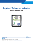 Sensitech TagAlert Instructions For Use | Manualzz